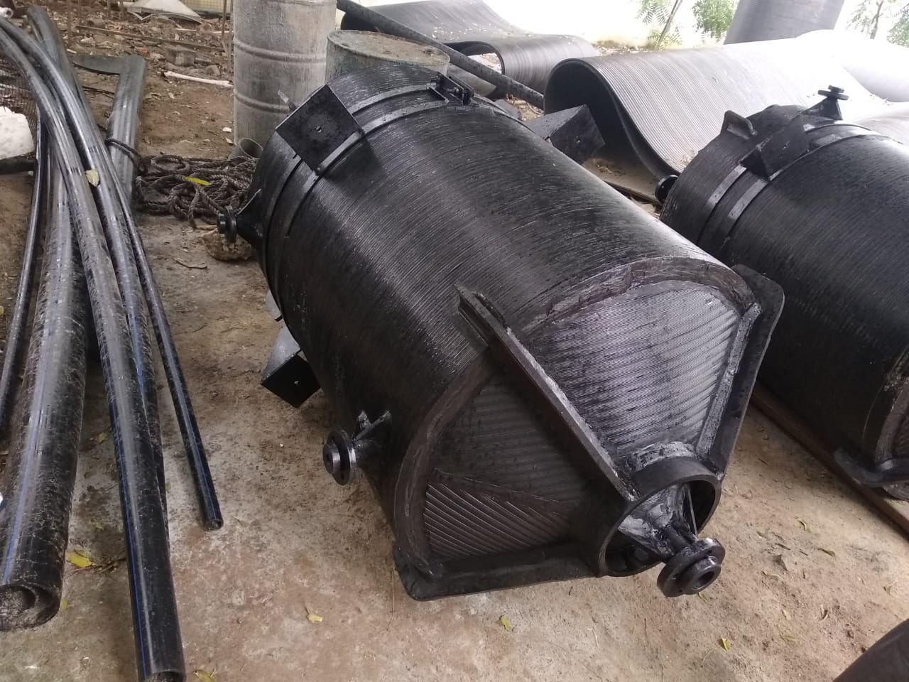 HDPE / PP / FRP Vacuum Receiver Tank - SunFiber