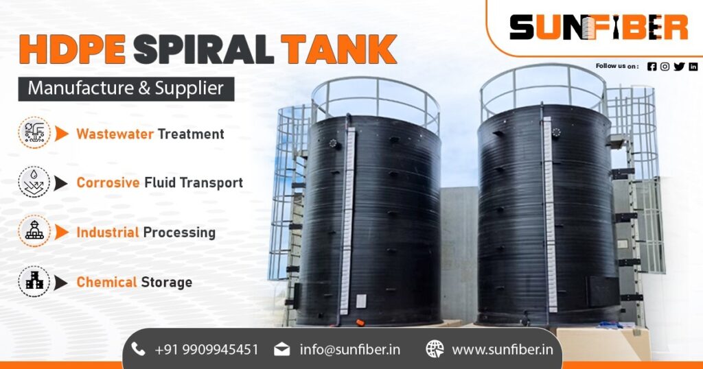 Top Supplier of HDPE Spiral Tanks in Maharashtra - SunFiber