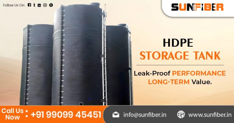 HDPE Storage Tank Supplier in India | Sunfiber