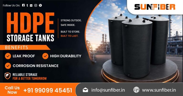 Heavy-Duty HDPE Storage Tanks In India - SunFiber